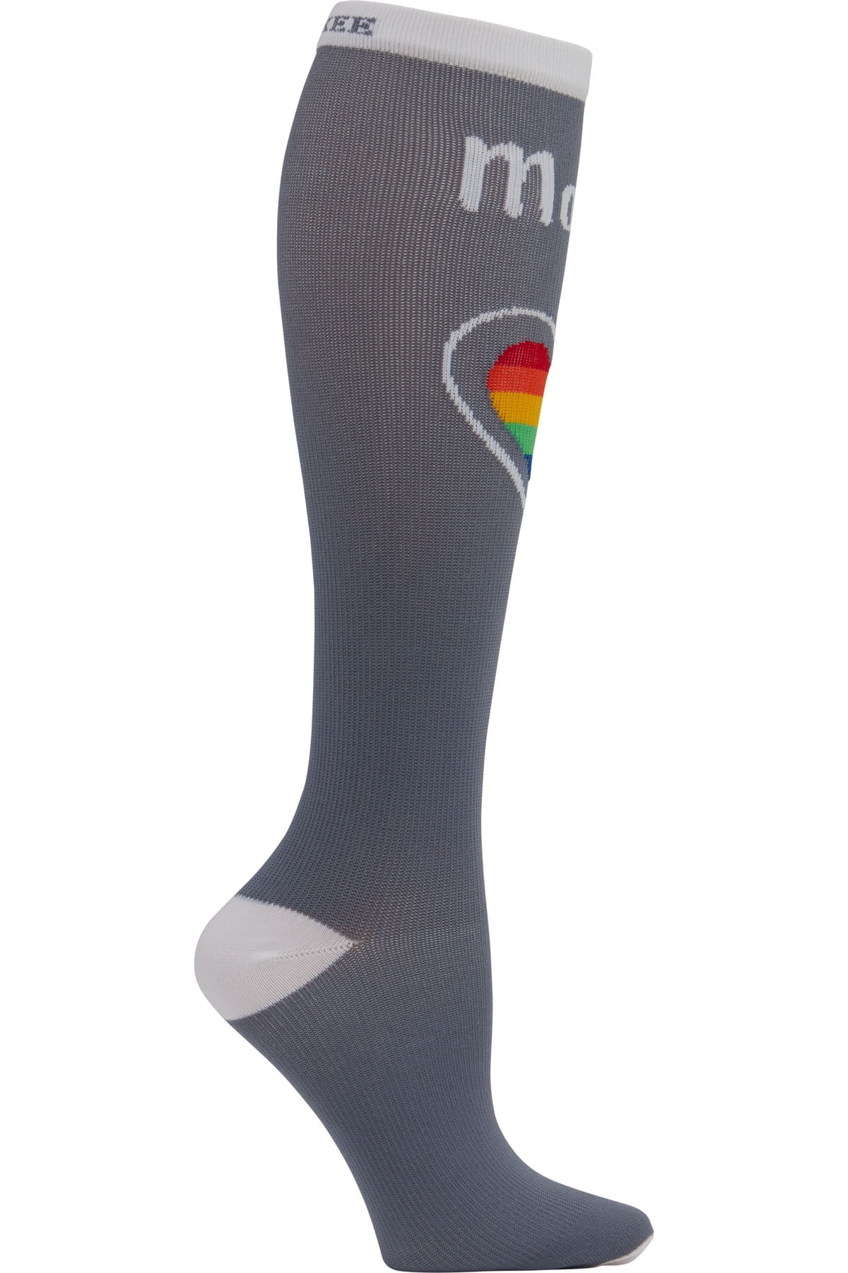 Cherokee Printsupport Women 8-12 mmHg Support Socks, Regular, More Love ...