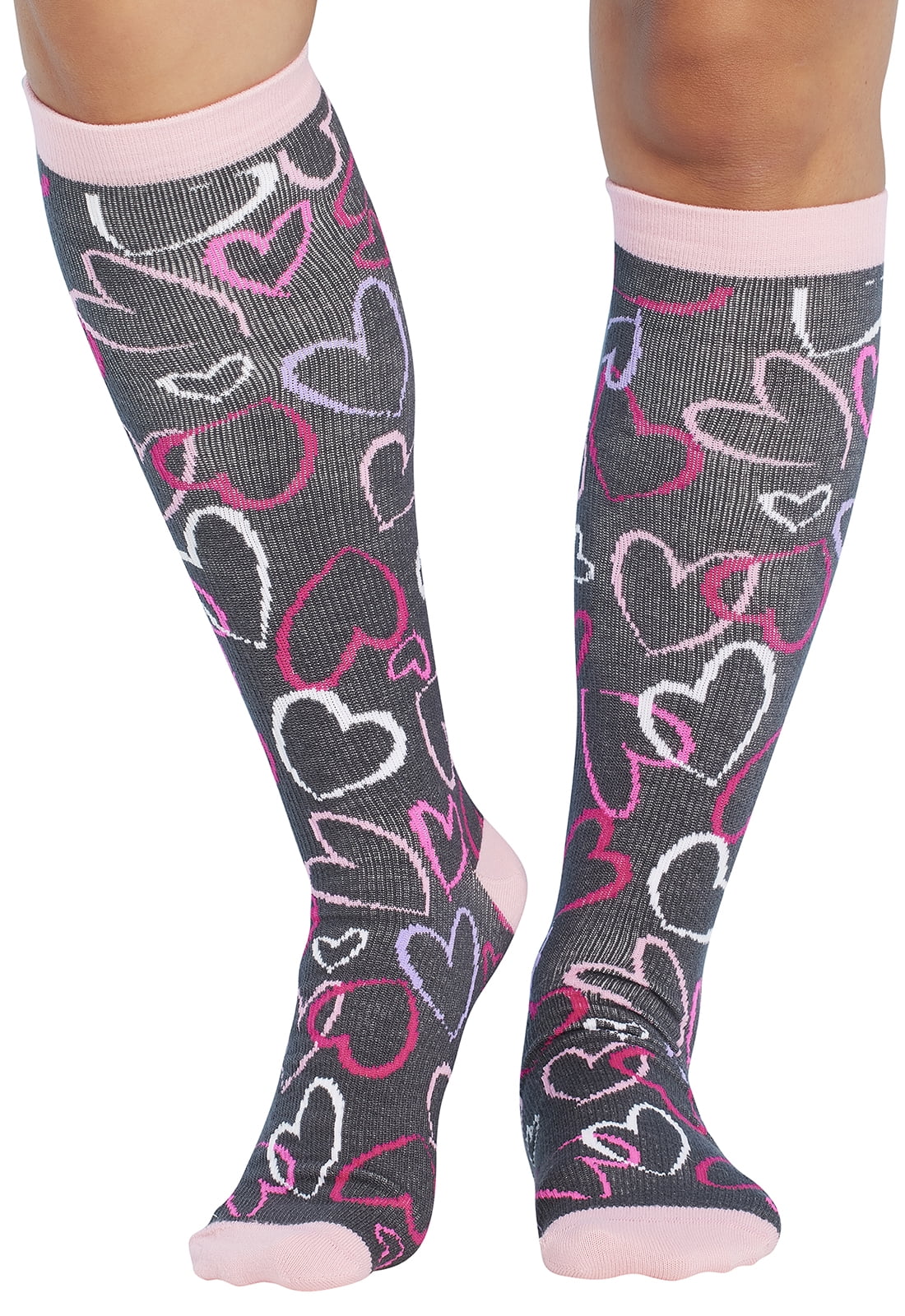 Cherokee Printsupport Women Women's 10-15mmHg Support Socks, Regular ...