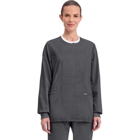 Cherokee Iflex Women's Warm Up Scrubs Jacket Zip Front CK303 - Walmart.com