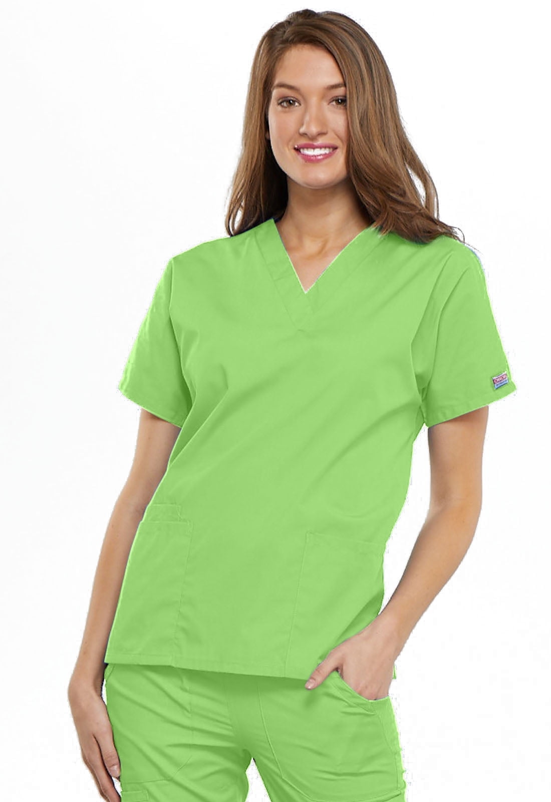 Cherokee Women's Medical Uniforms V-Neck Scrub Top, Nurses Dolman ...
