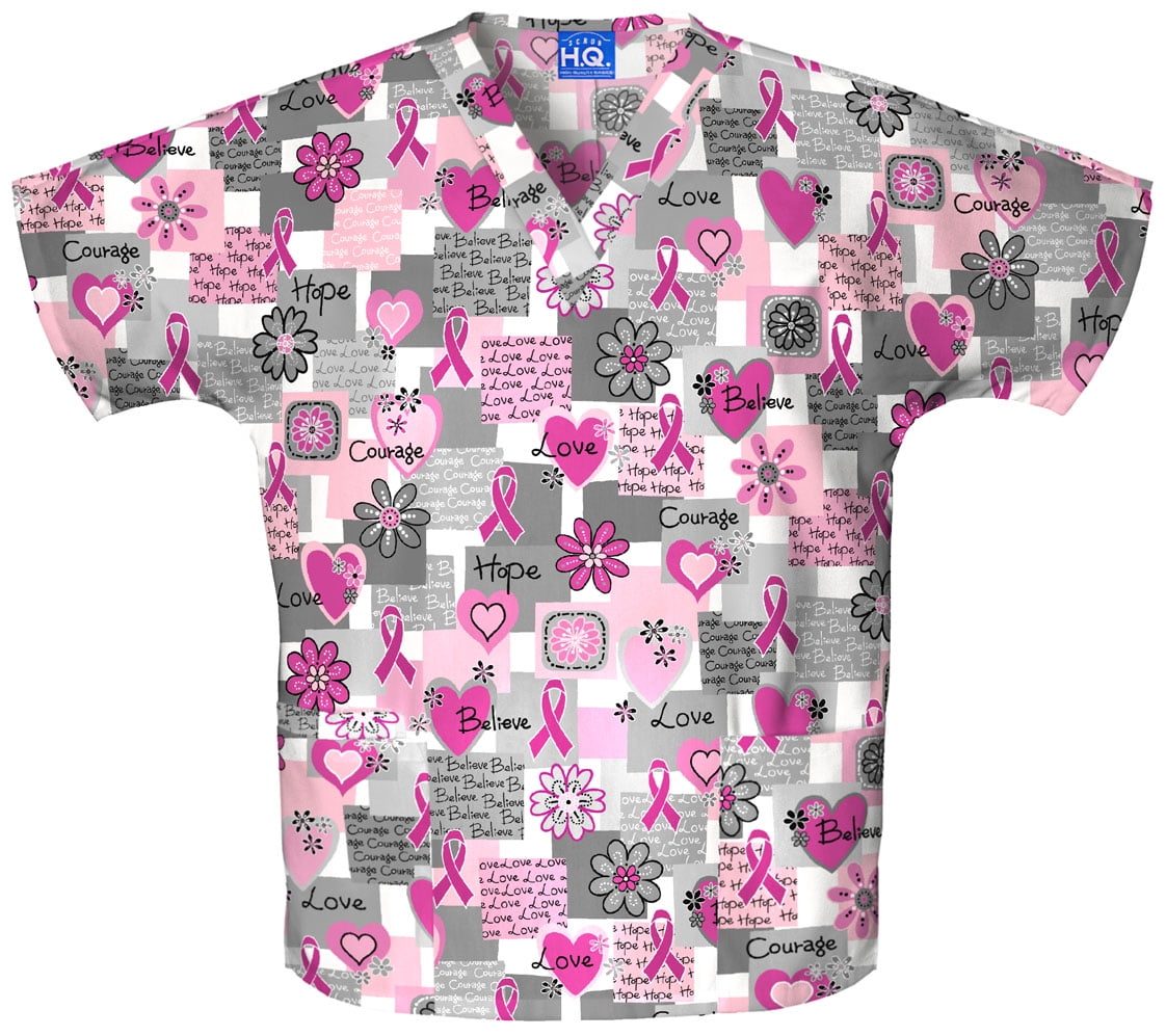Cherokee Women's V-Neck Scrub Top with Dolman Sleeve, 3 Pockets ...