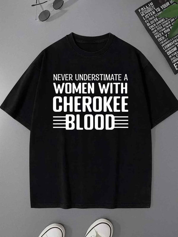 Cherokee Women's Tee funny humor t shirt graphic t shirts men's 180G ...