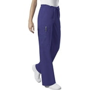 Cherokee Workwear Women's Scrubs Pant Natural Rise Flare Leg Drawstring ...