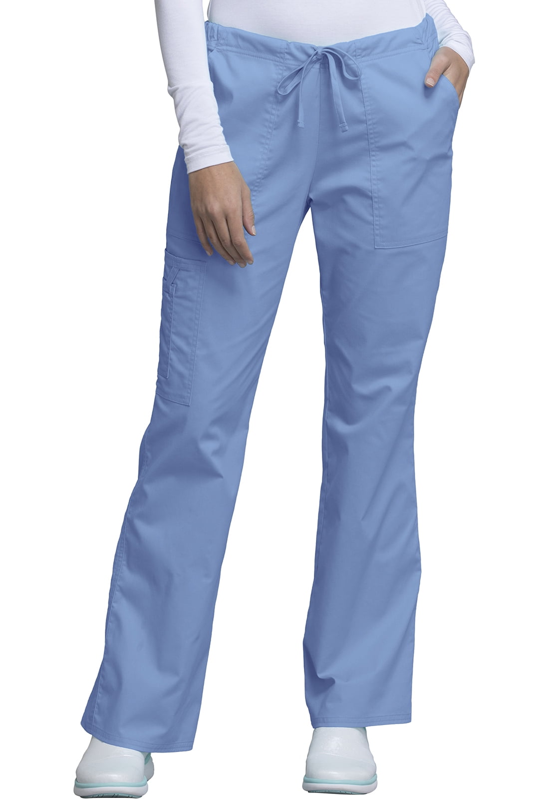 Cherokee Workwear Core Stretch Women's Scrubs Pant Mid Rise Drawstring ...