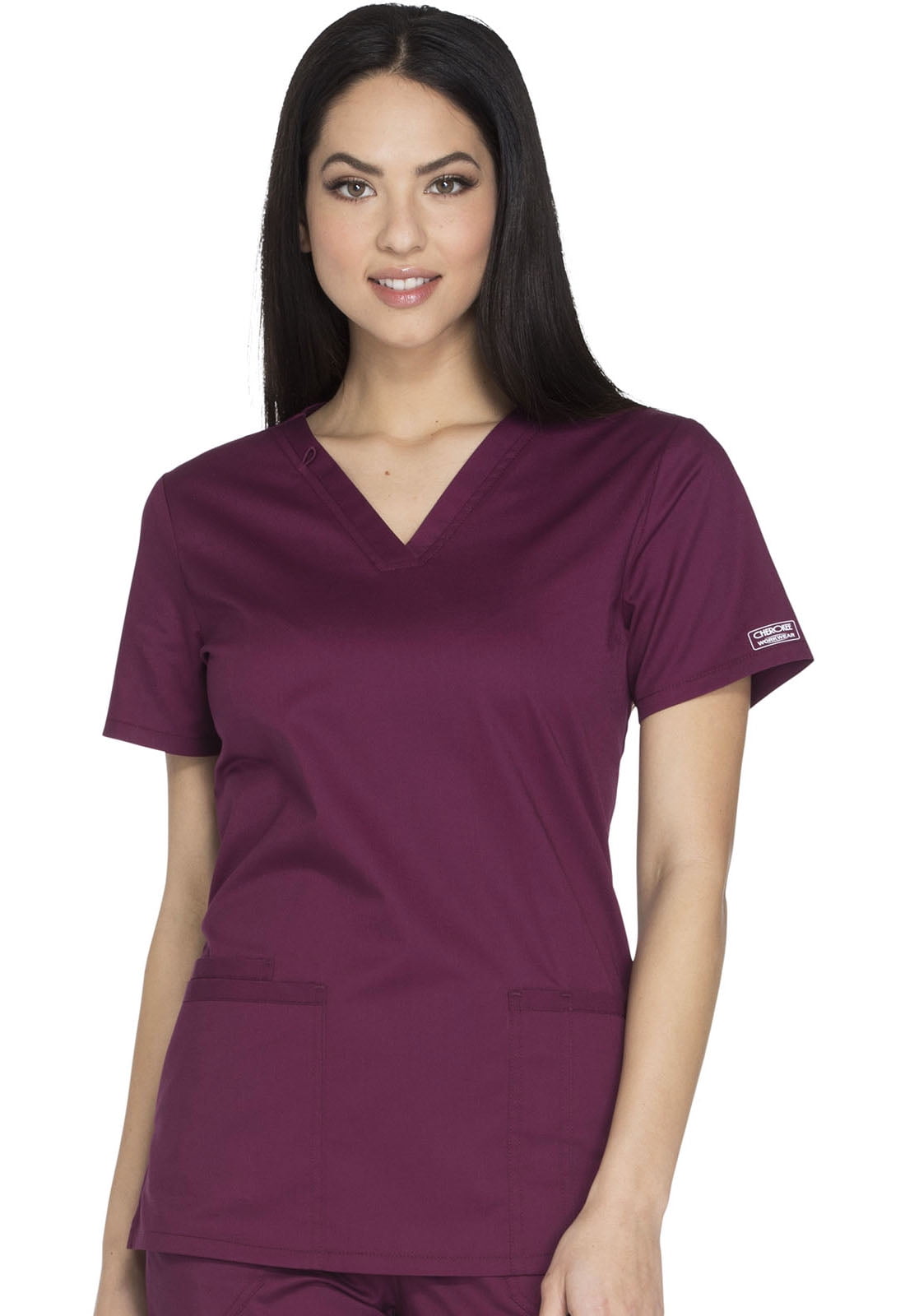 Cherokee Workwear Core Stretch Women's Scrubs Top V-Neck WW630 ...