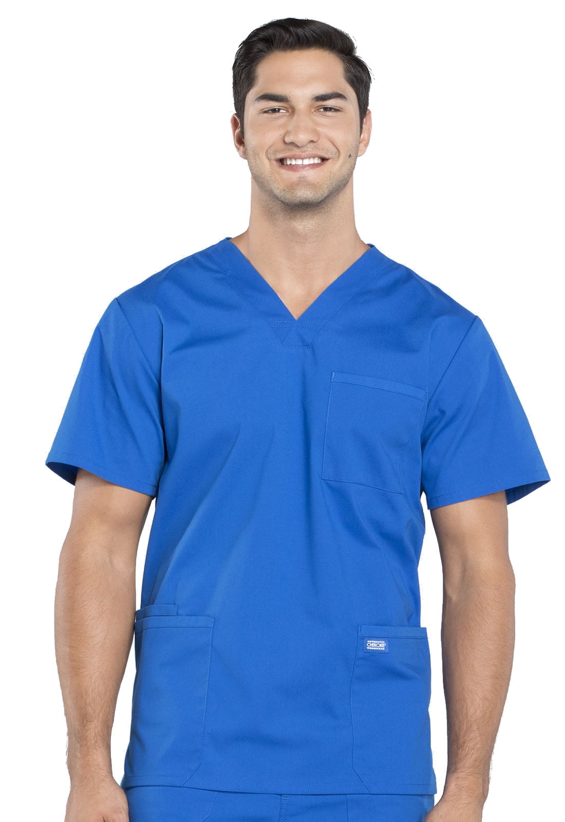 Cherokee Workwear Professionals Men Scrubs Top V-Neck WW695 - Walmart.com