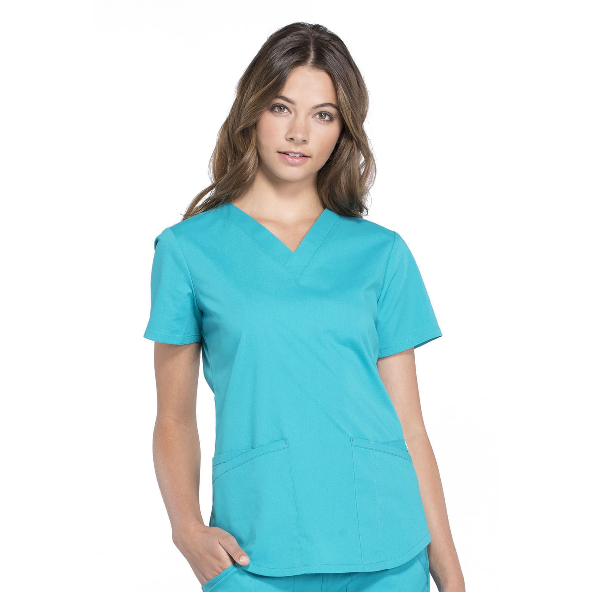 Cherokee Workwear Professionals Women's Scrubs Top V-Neck WW665 ...
