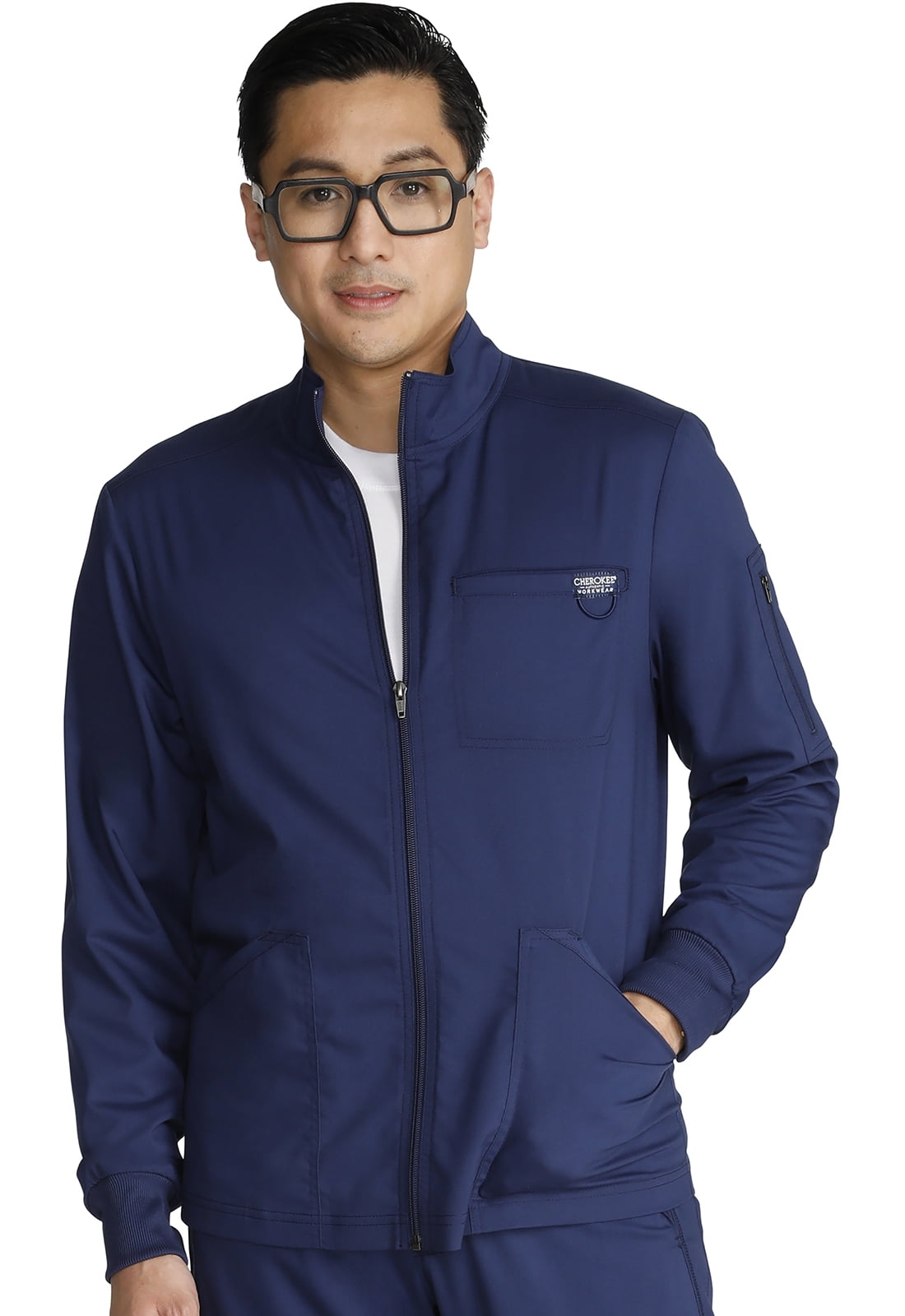 Cherokee Workwear Revolution Men Scrubs Jacket Zip Front WW320 ...