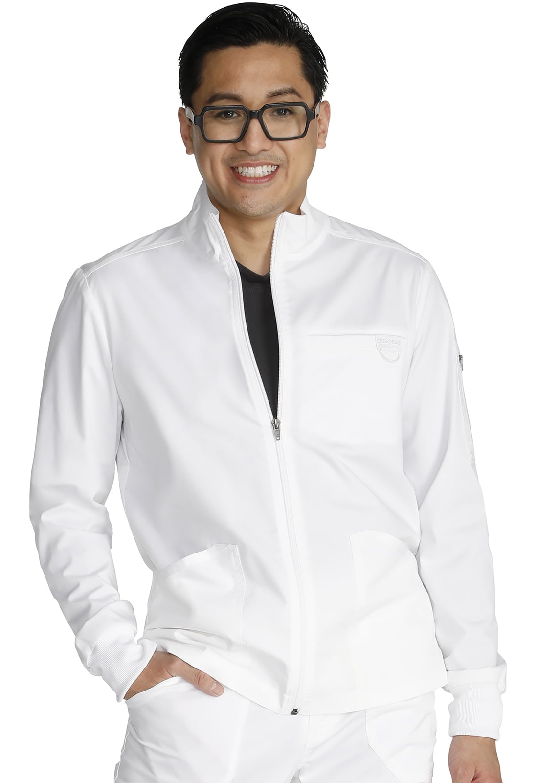 Cherokee Workwear Revolution Men Scrubs Jacket Zip Front WW320 ...