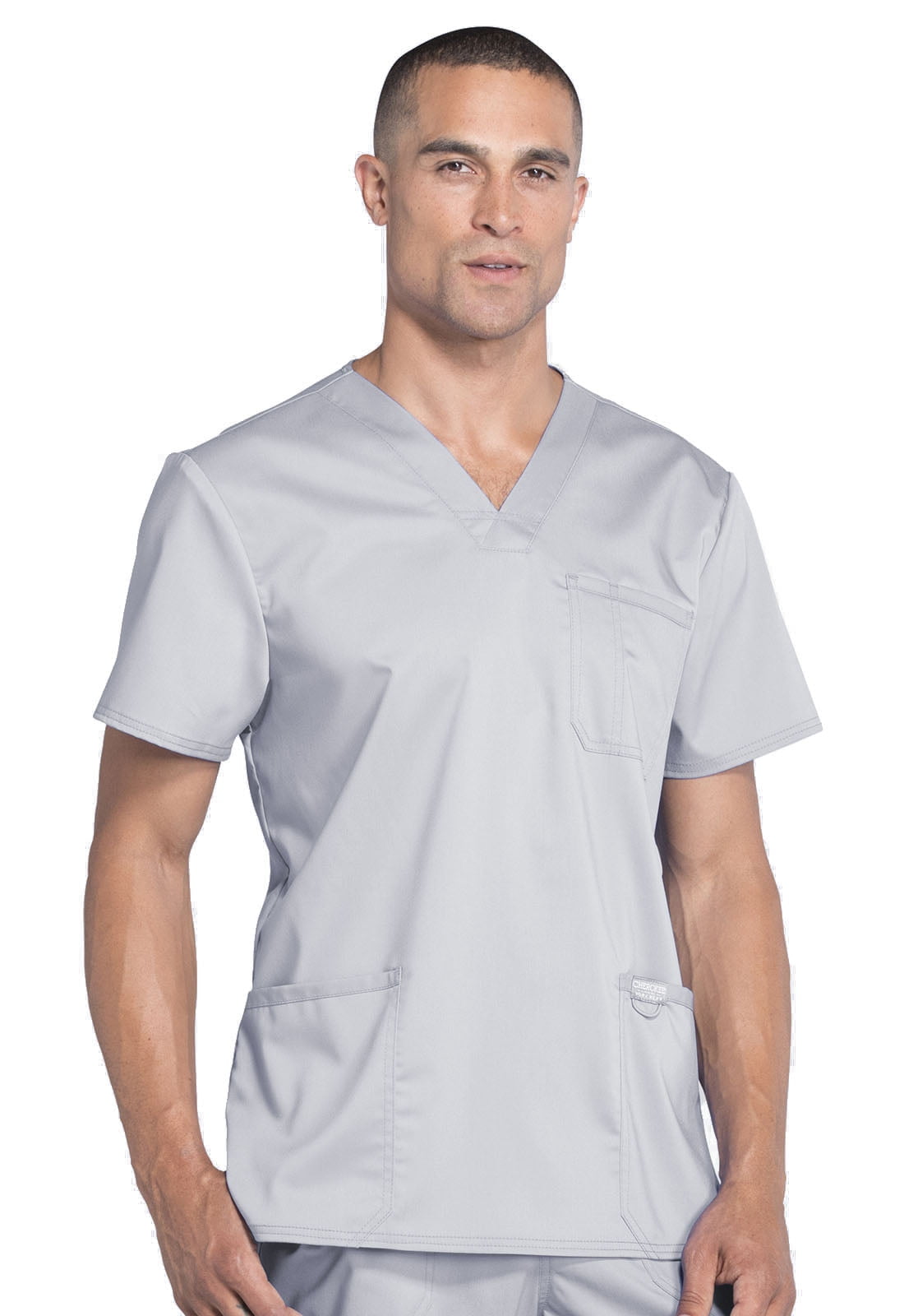 Cherokee Workwear Revolution Men Scrubs Top V-Neck WW670 - Walmart.com