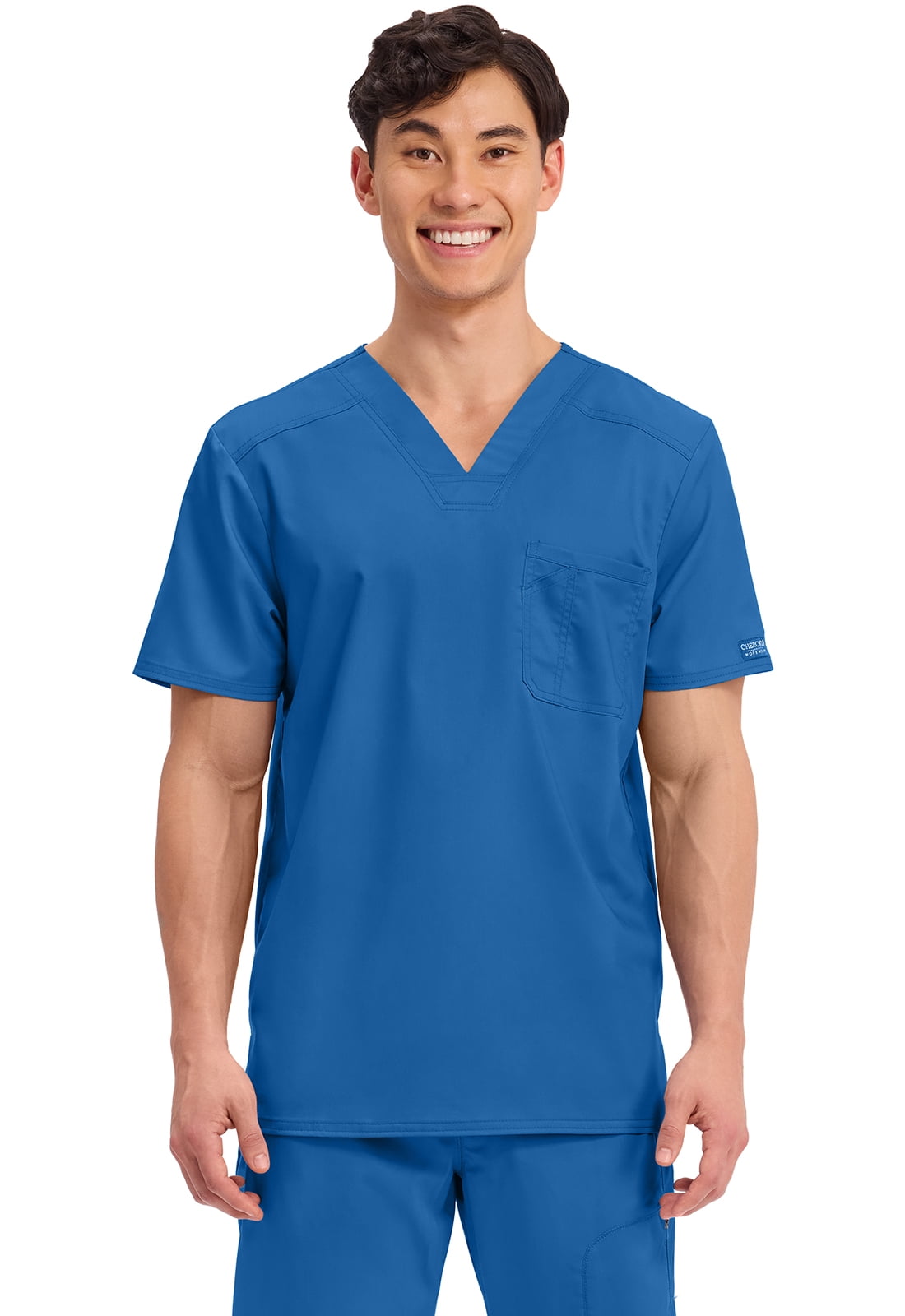 Cherokee Workwear Revolution Men Scrubs Top V-Neck WW690 - Walmart.com