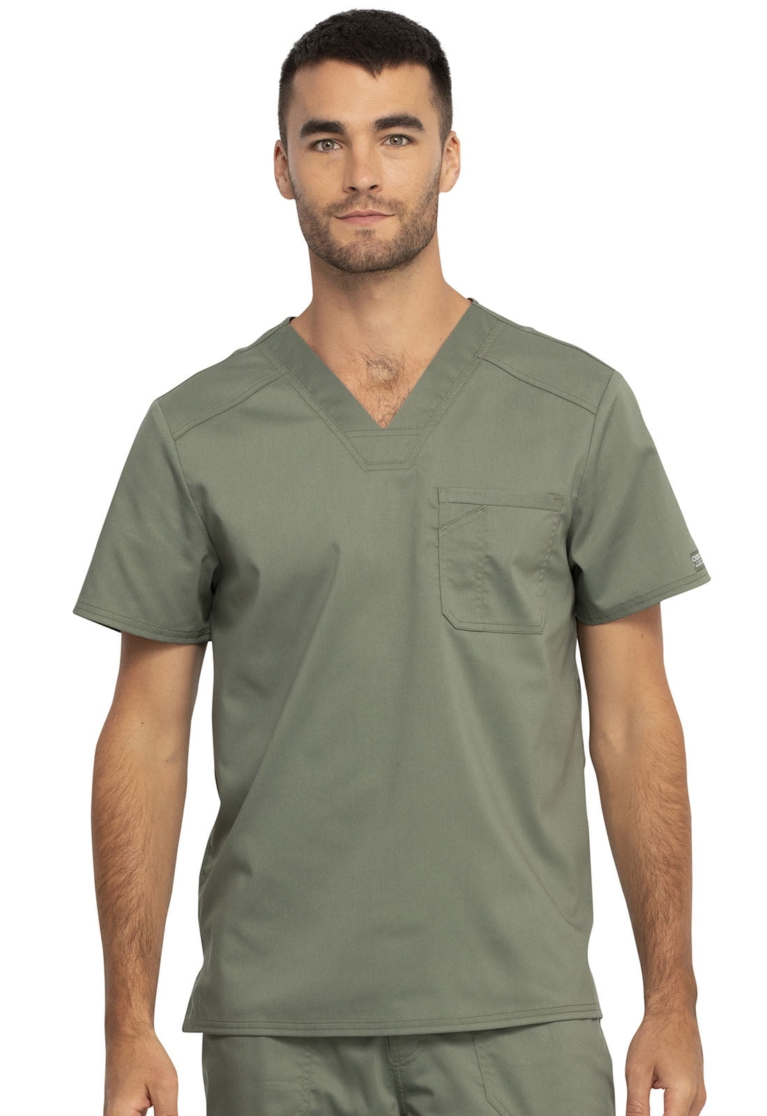 Cherokee Workwear Revolution Men Scrubs Top V-Neck WW690 - Walmart.com