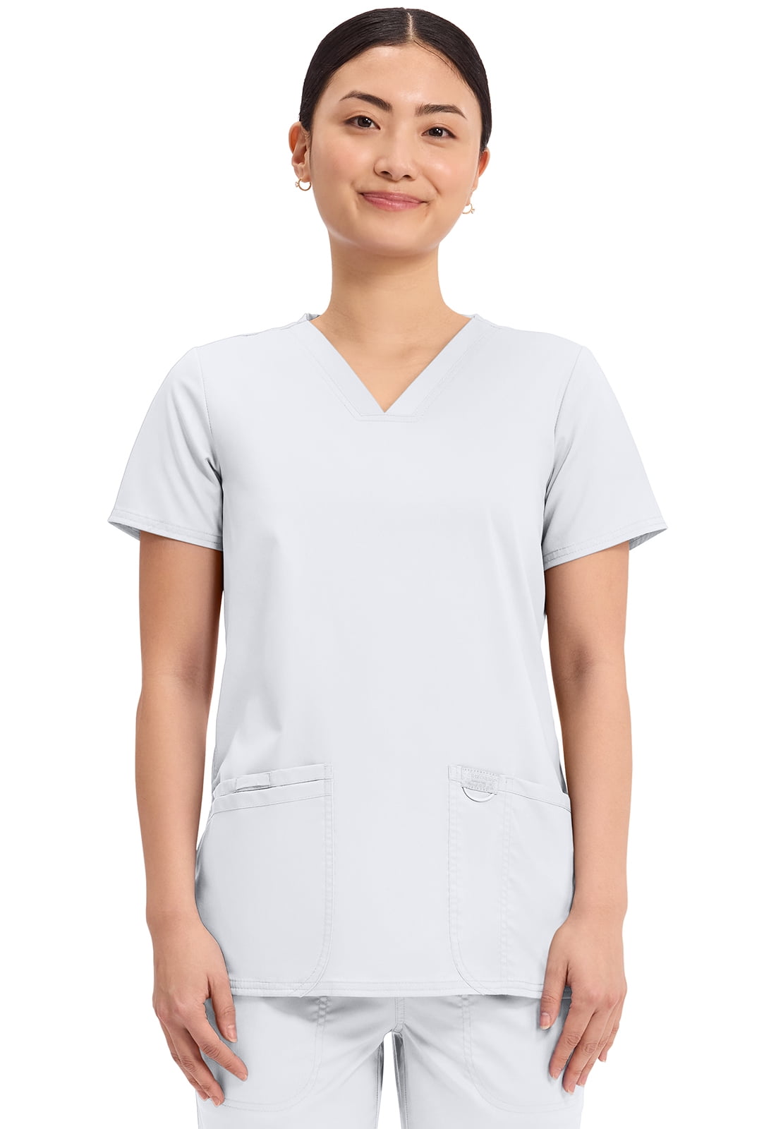 Cherokee Workwear Revolution Scrubs Top For Women V-Neck WW620 ...