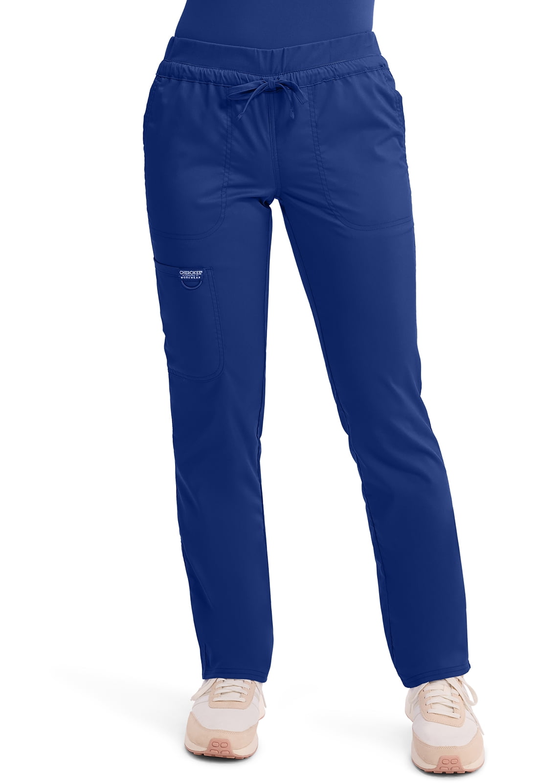 Cherokee Workwear Revolution Women's Scrubs Pant Mid Rise Tapered Leg ...
