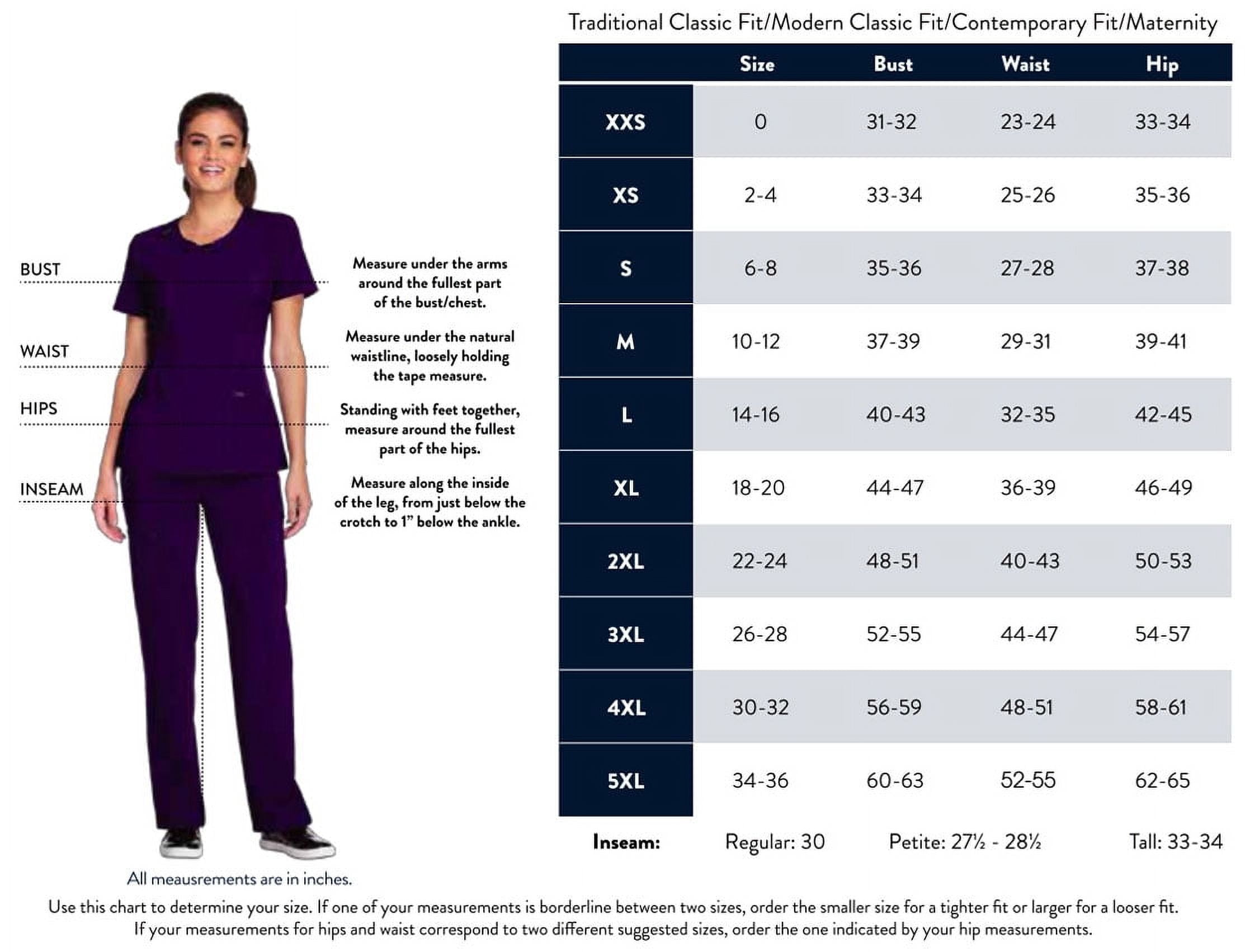 Cherokee Iflex Women's Scrubs Pant Mid Rise Straight Leg Pull-On CK002 ...