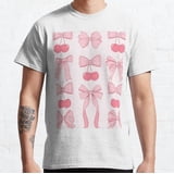 Cherries And Bows Preppy Pattern Classic T-shirt - Walmart.com