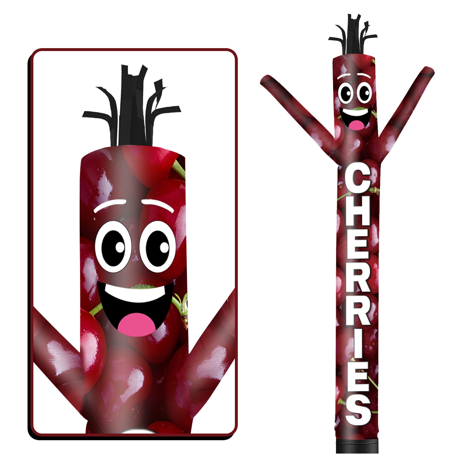 Cherries Inflatable Tube Man Wacky Wavy Dancing Guy for Outdoor ...