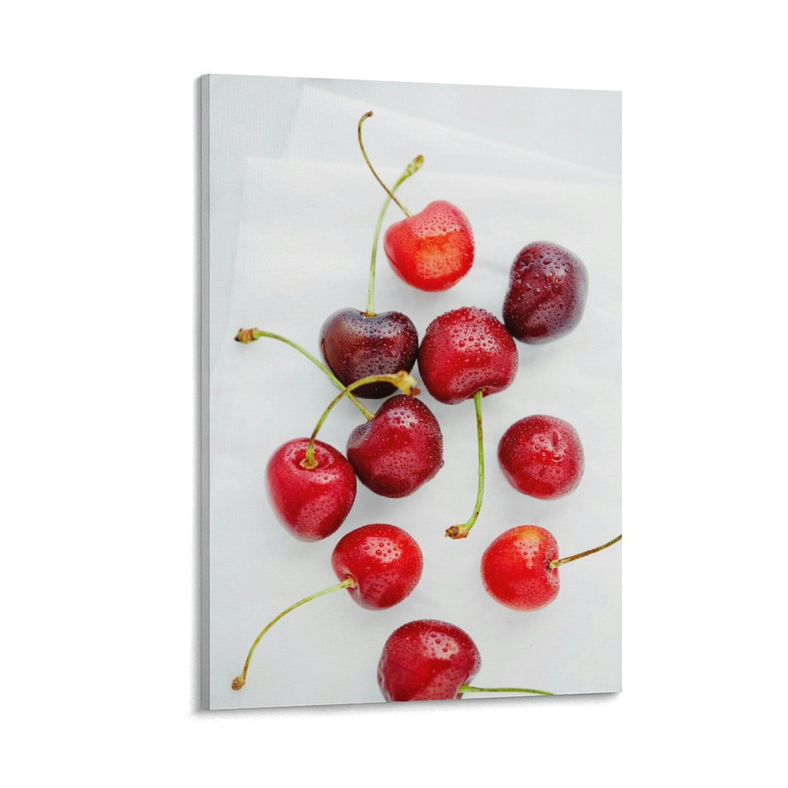 Cherries Poster Artworks Picture Print Poster Wall Art Painting Canvas ...
