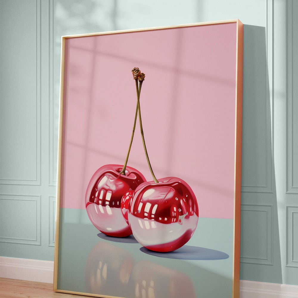 Cherries Printable Wall Art,, Dorm Room Wall Decor, Coquette Cherry Print, Trendy Poster ...