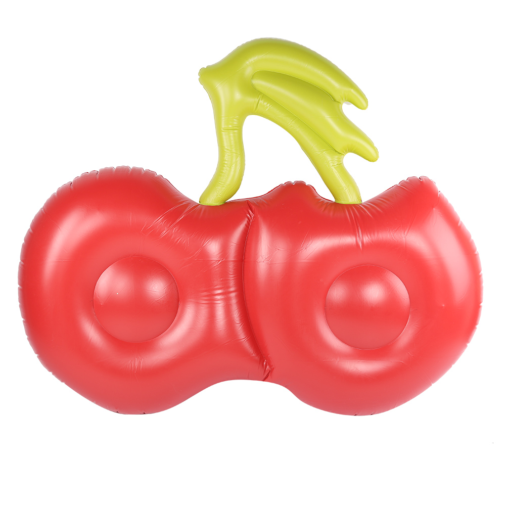 Cherries-Shaped Inflatable Soft Comfort Light Beach Swimming Pool Float ...