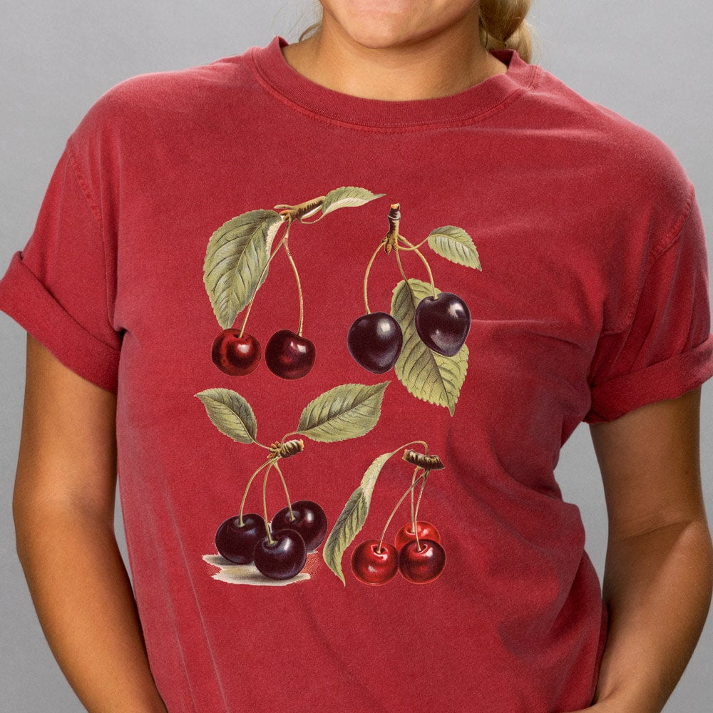 Cherries Tee, Cottagecore Cottage Core Shirt Nature Lover Plant Queen ...