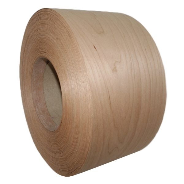 Cherry 7'' X 25' Roll Preglued Wood Veneer Edge Banding, Iron on Hot ...