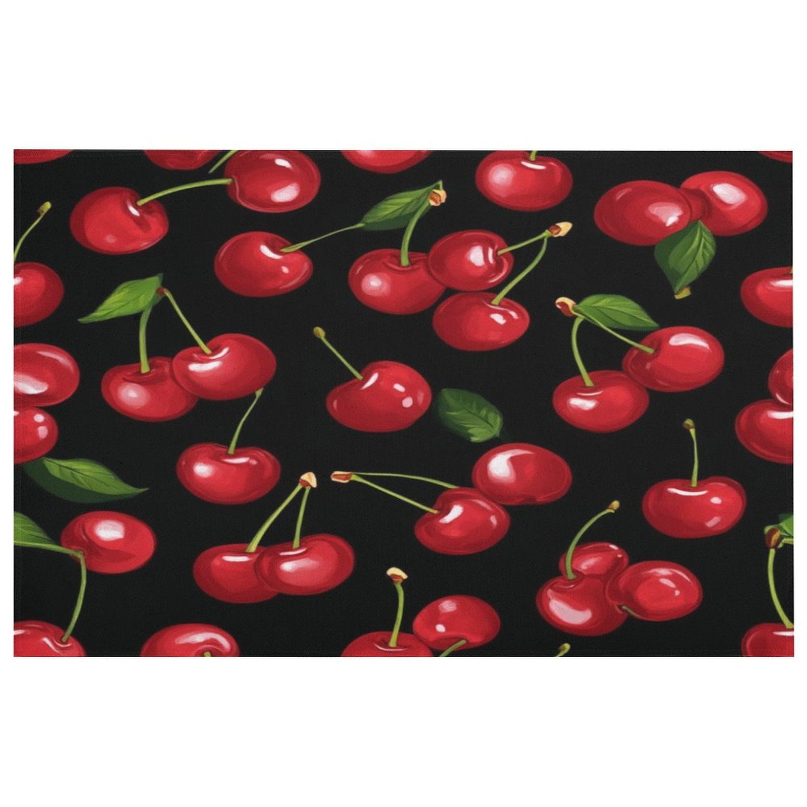 Cherry Adult Home Decor Bedroom Living Room Crystal Velvet Carpet Yoga ...