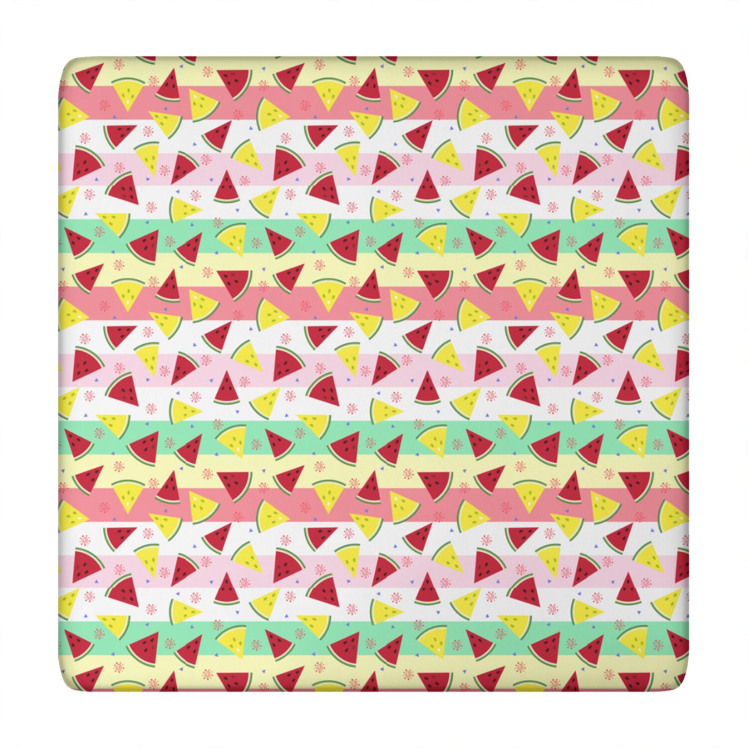 Cherry Art Tablecloth Cute Fruit Illustration Pattern Pink Red Design ...
