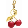 Cherry Bag Charm with Letter Tag for Women - Cute Purse Accessories ...