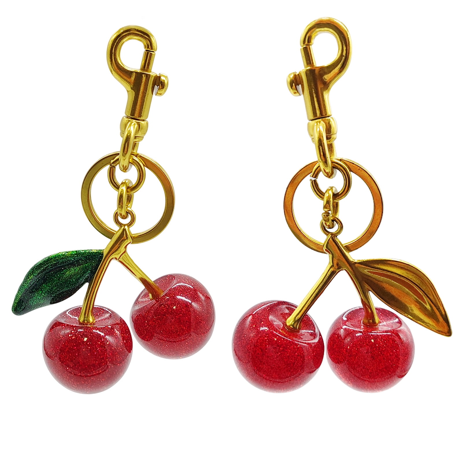 Cherry Bag Charms,Cherry Keychain for Women,Keychain Accessories for ...