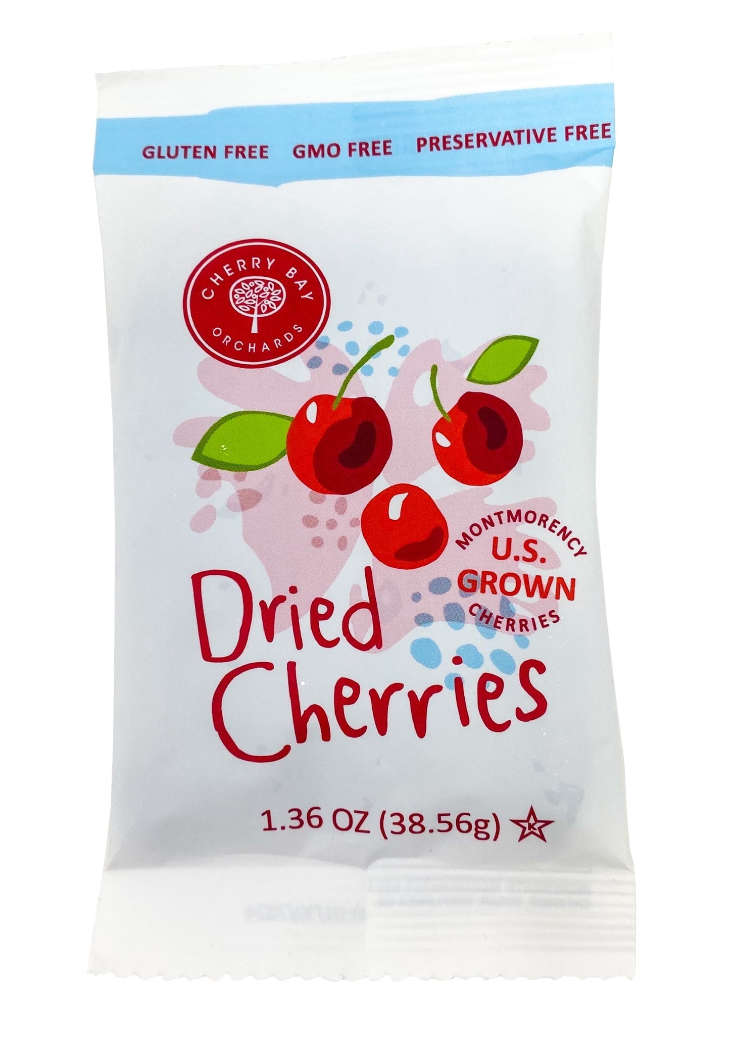 Cherry Bay Orchards 12 pack single serve Dried Cherries - Walmart.com