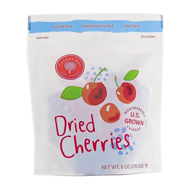 Cherry Bay Orchards Dried Montmorency Cherries, 6 Oz. - Walmart ...