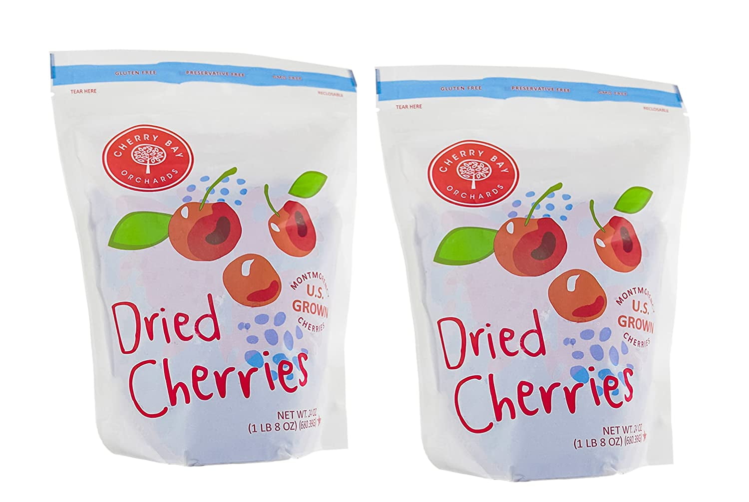 Cherry Bay Orchards Dried Montmorency Tart Cherries, 48oz, Kosher ...