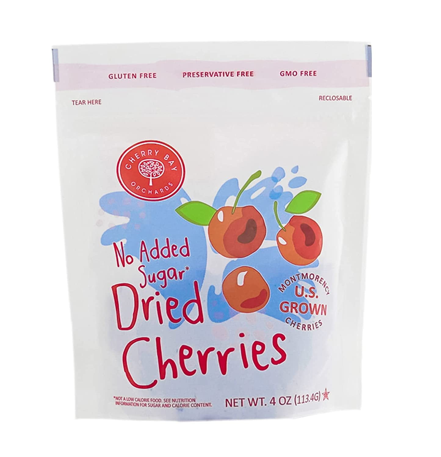 Cherry Bay Orchards Dried Montmorency Tart Cherries 4oz Bag - All ...