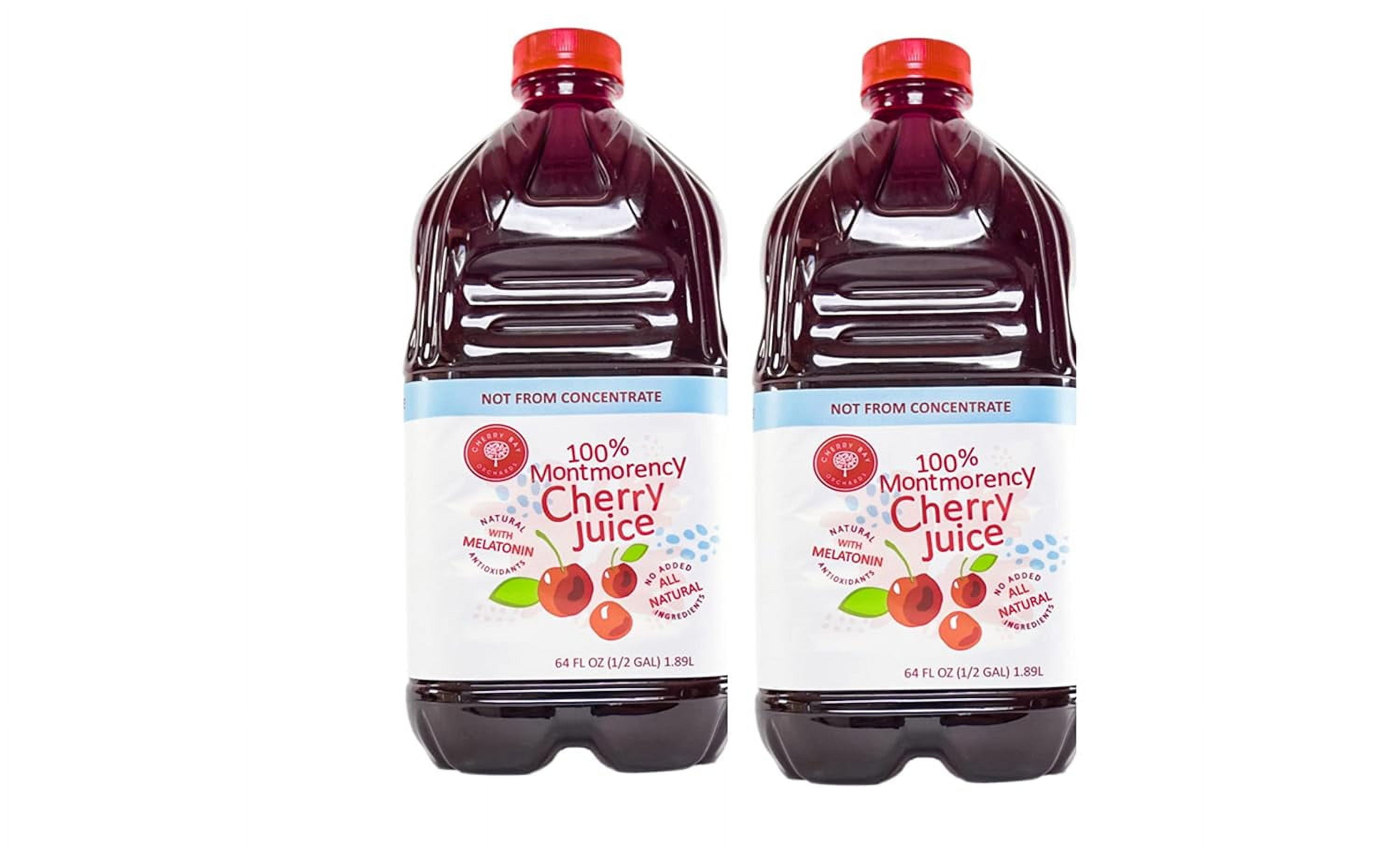 Cherry Bay Orchards Tart Montmorency Cherry Juice, 64 oz Bottle (2 Pack ...