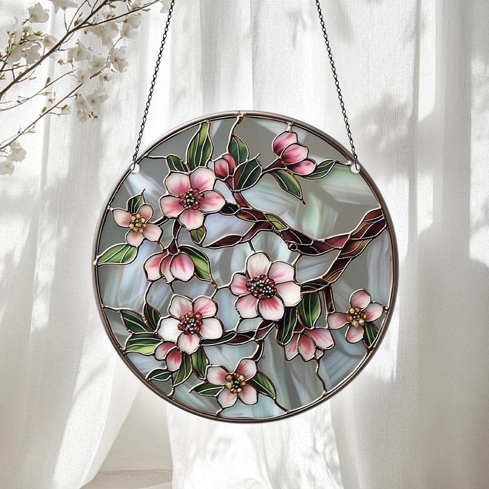Cherry Blossom Acrylic Suncatcher Window Hanging, Cherry Blossom ...