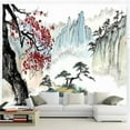 Cherry Blossom Anime Nature Landscape Wall Art Tapestry 65 in x 60 in ...