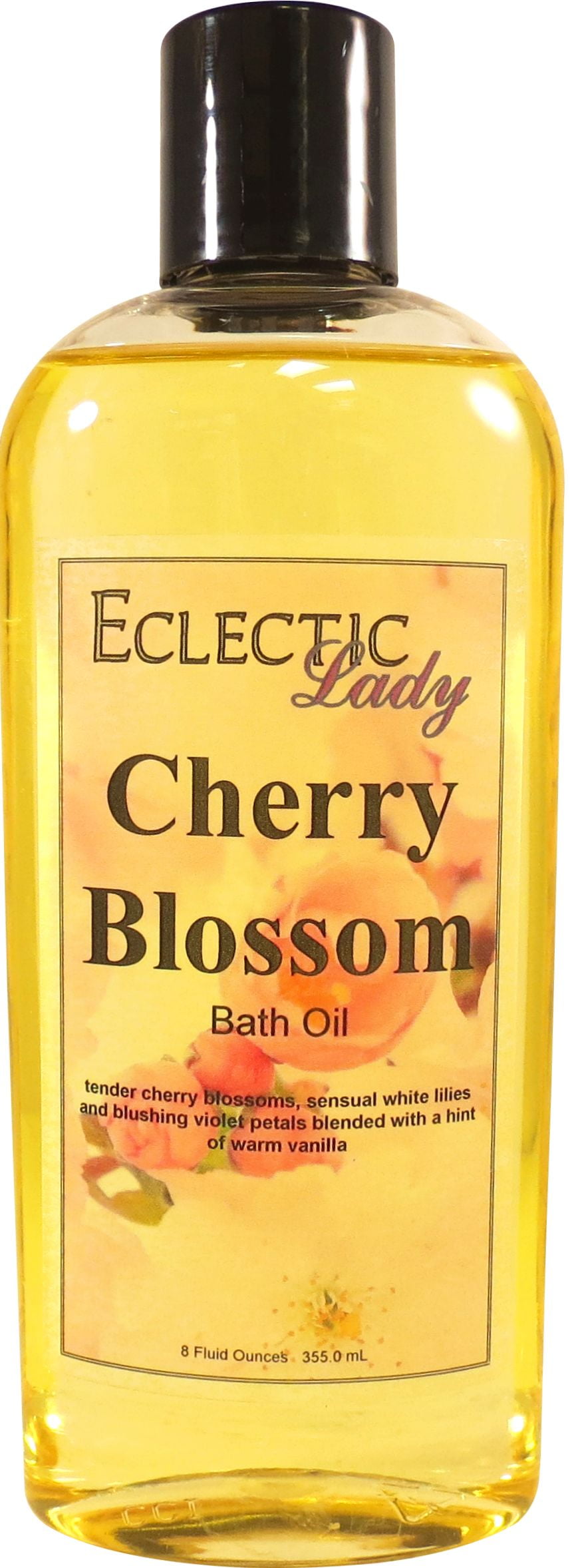 Cherry Blossom Bath Oil - Scented Body Oil - Relaxing & Moisturizing Bathing Oil - Fragrance ...