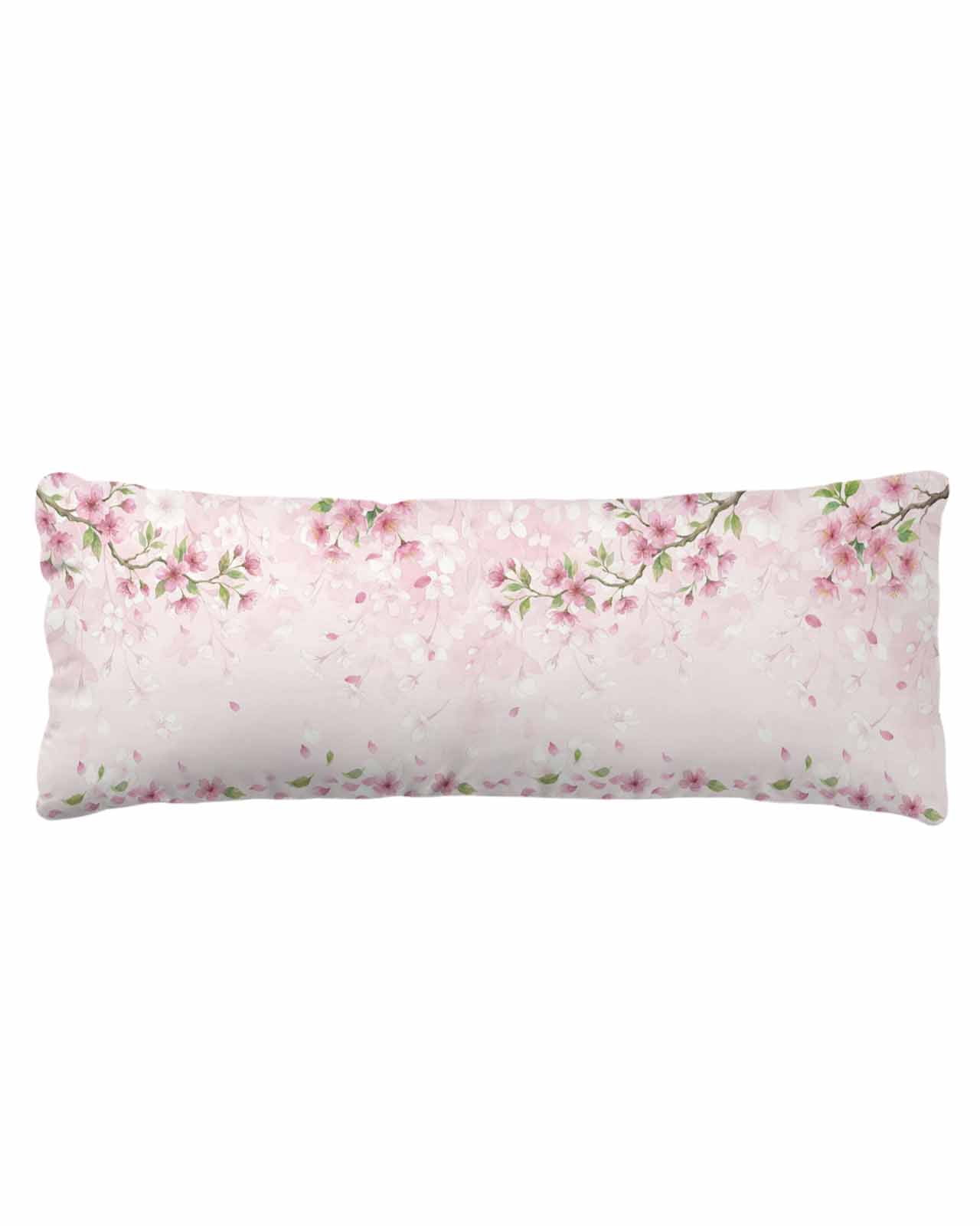 Cherry Blossom Body Pillow Cover 20 x 60 Inch Decorative Pillow Cover ...