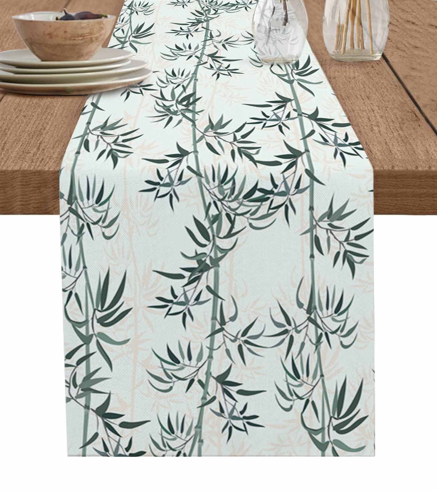 Cherry Blossom Branch Flower Chinese Style Table Runner Wedding Dining ...