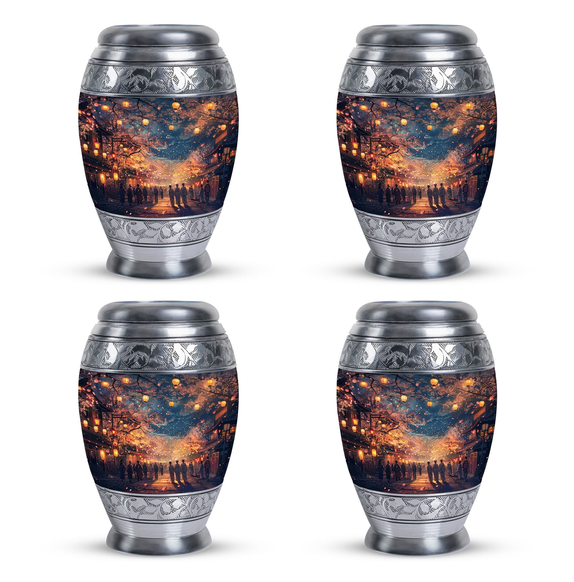 Cherry Blossom Breeze Cremation Urn For Ashes - Urns For Women Human ...