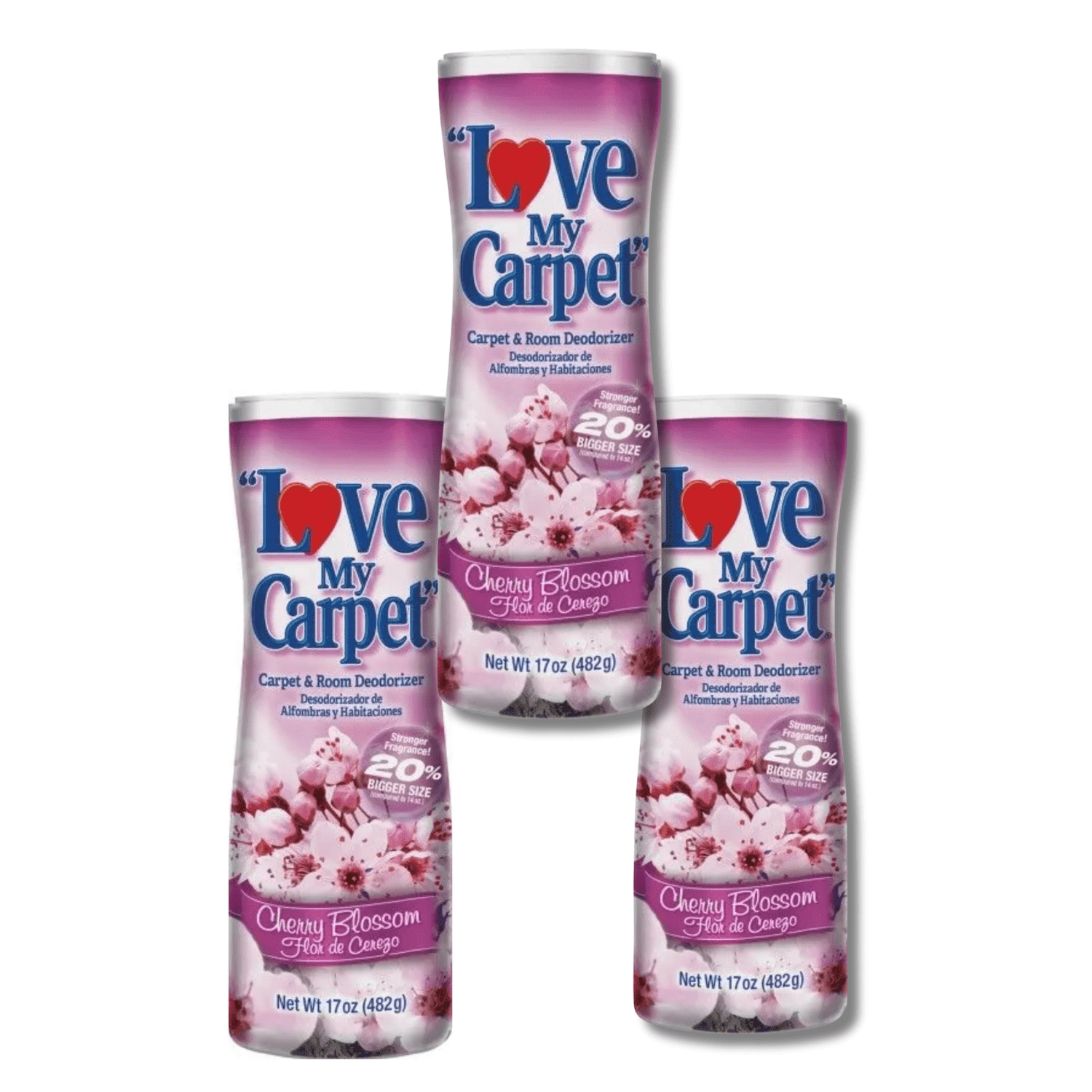 Cherry Blossom Carpet & Room Deodorizer – 17 oz (3 bottle) - Walmart.com