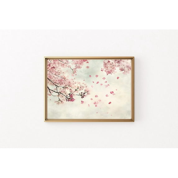 Cherry Blossom Cottage Neutral Decor Poster Insect Art Neutral ...