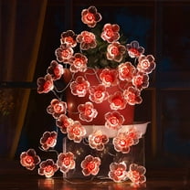 NYIDPSZ 36 LEDs Cherry Blossom Bonsai Lamp: USB or Battery Powered ...