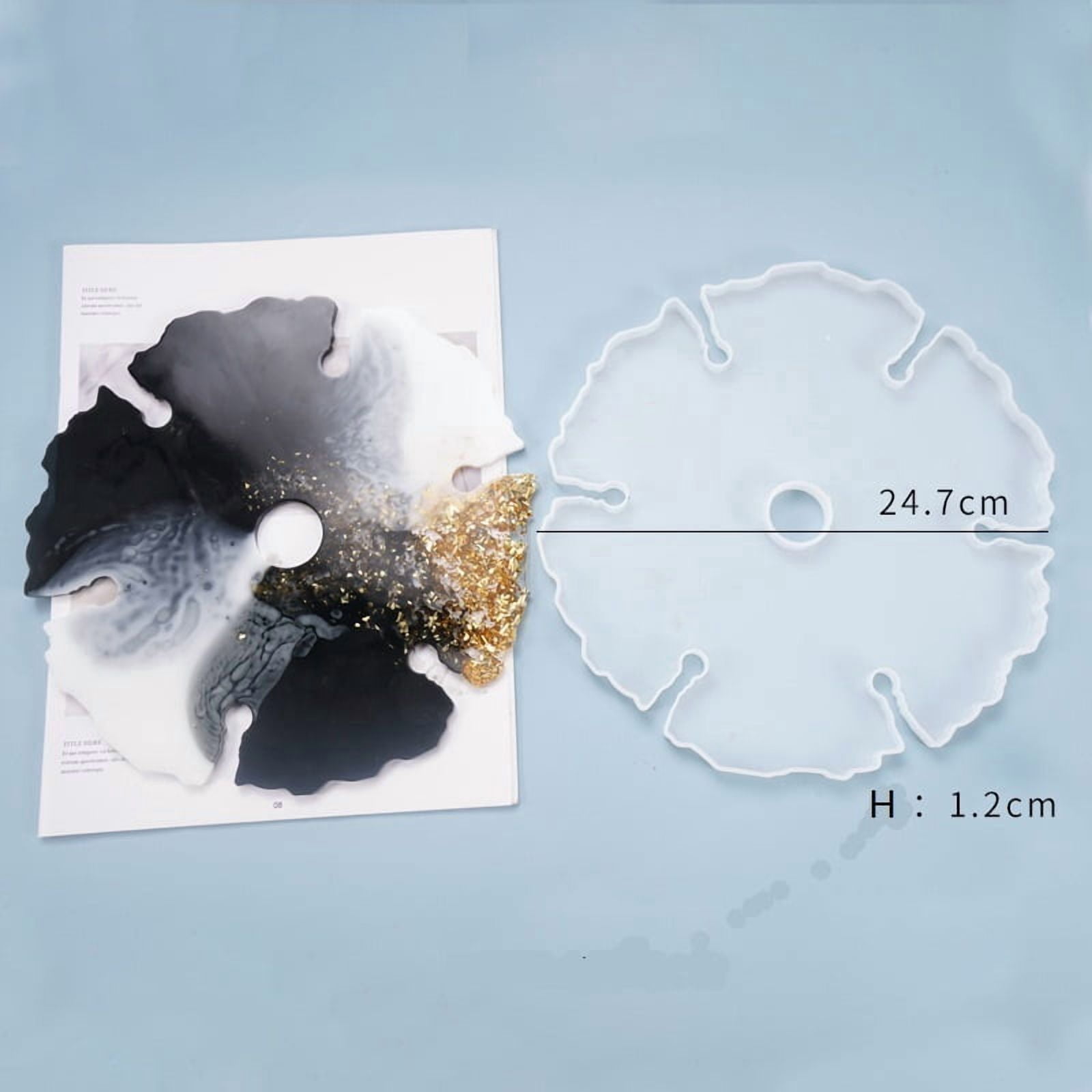 Cherry Blossom Epoxy Mold for Red Wine Tray and Glass Holder ...