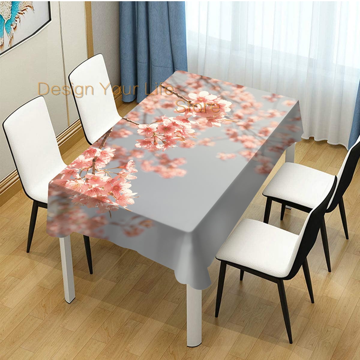 Cherry Blossom Festival Print Home r Dining Room Kitchen Table Cover ...