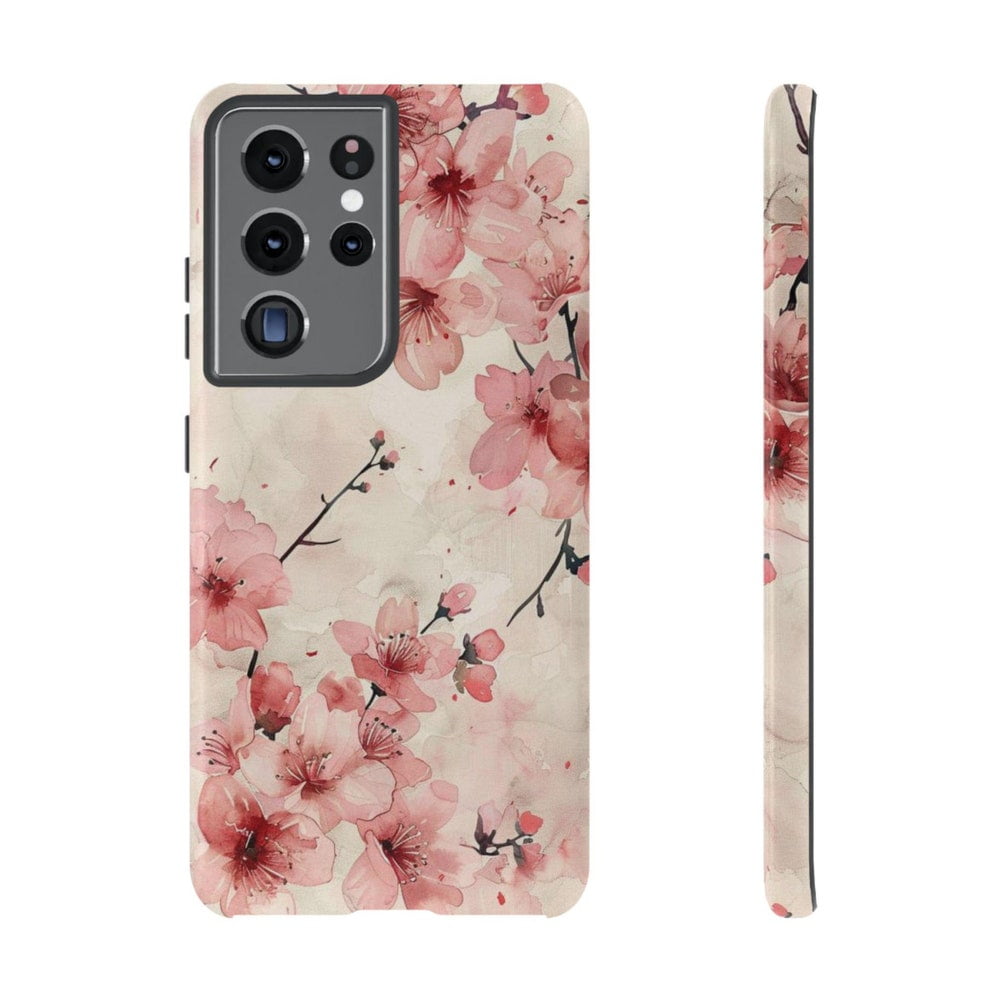 Cherry Blossom Floral Sakura Pattern iPhone Case 17 16 15 14 13 12 11 ...