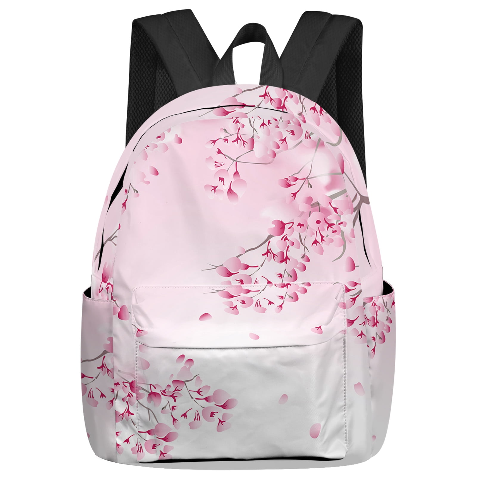 Cherry Blossom Flower Feminina Backpacks Teenagers Student Bags Laptop ...