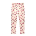 Cherry Blossom Light Orange Printed Leggings Yoga Pants for in 4t to ...