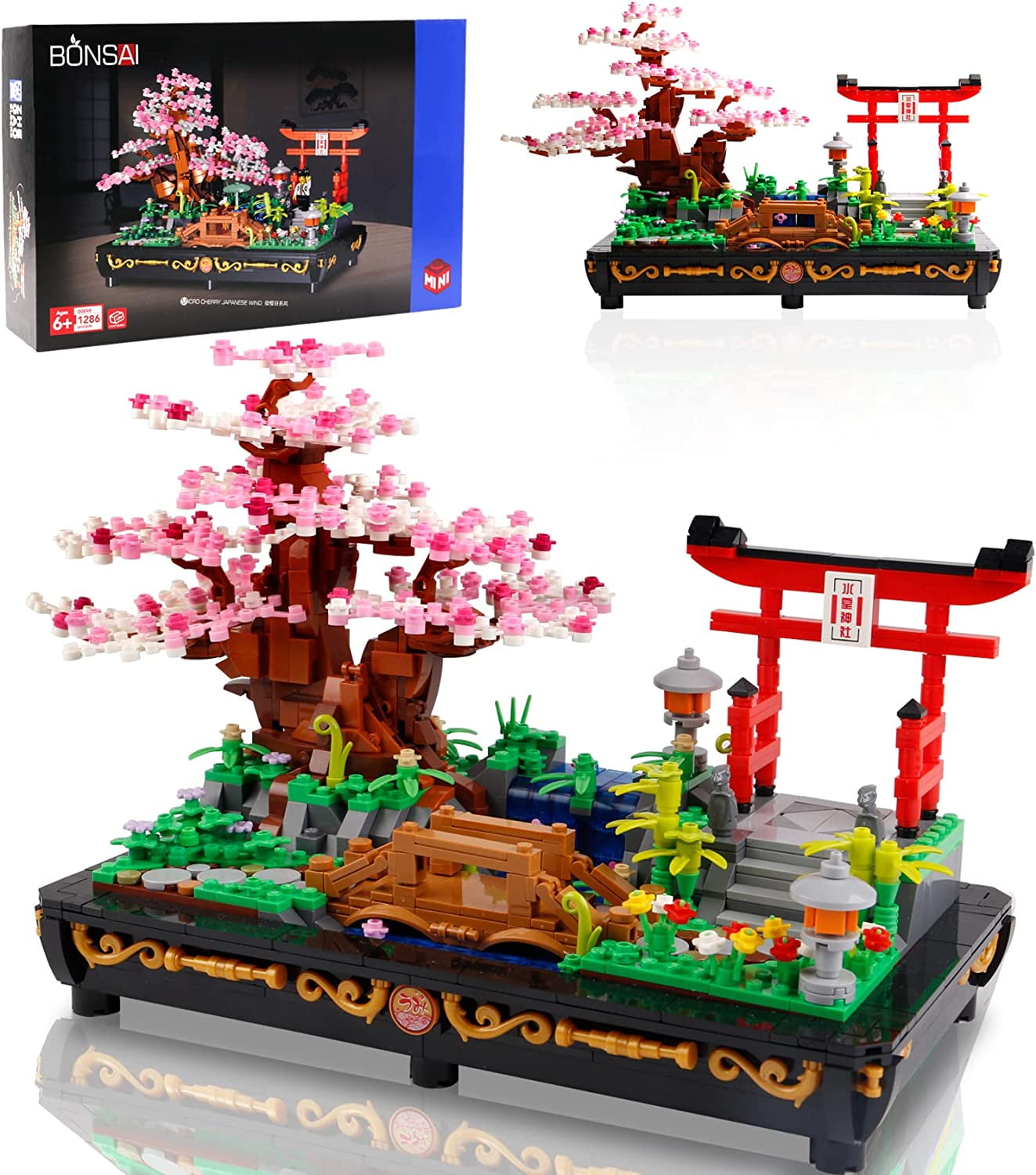 Cherry Blossom Meaningful Bonsai Tree Building Sets,Japanese Style ...